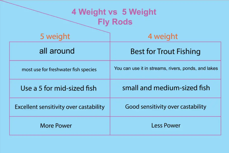 4 weight vs 5 weight fly rod : Which One Is Perfect For you